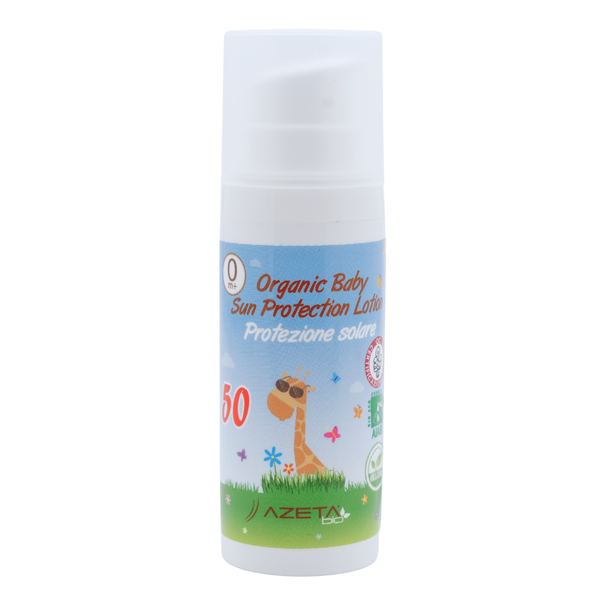 Organiczne mleczko ochronne na słońce z filtrami mineralnymi i SPF 50 ...